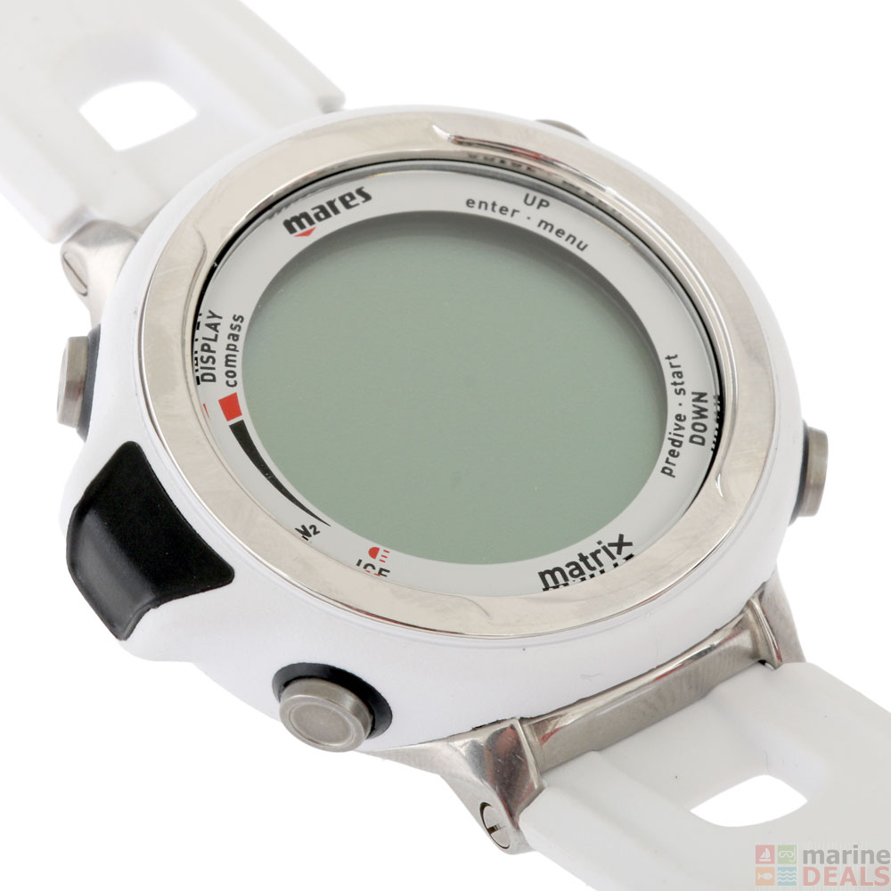 Buy Mares Matrix Dive Computer White Online At Marine Deals Co Nz