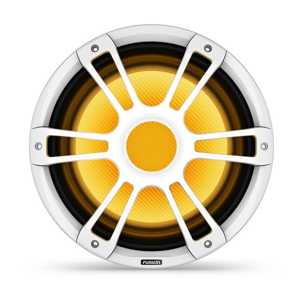 Fusion Signature 3i Sports LED Marine Subwoofers White 12in 1400W ...