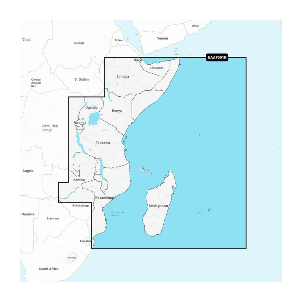 Navionics Plus Chart Card Africa SD/MSD - GPS Charts - Marine Electronics