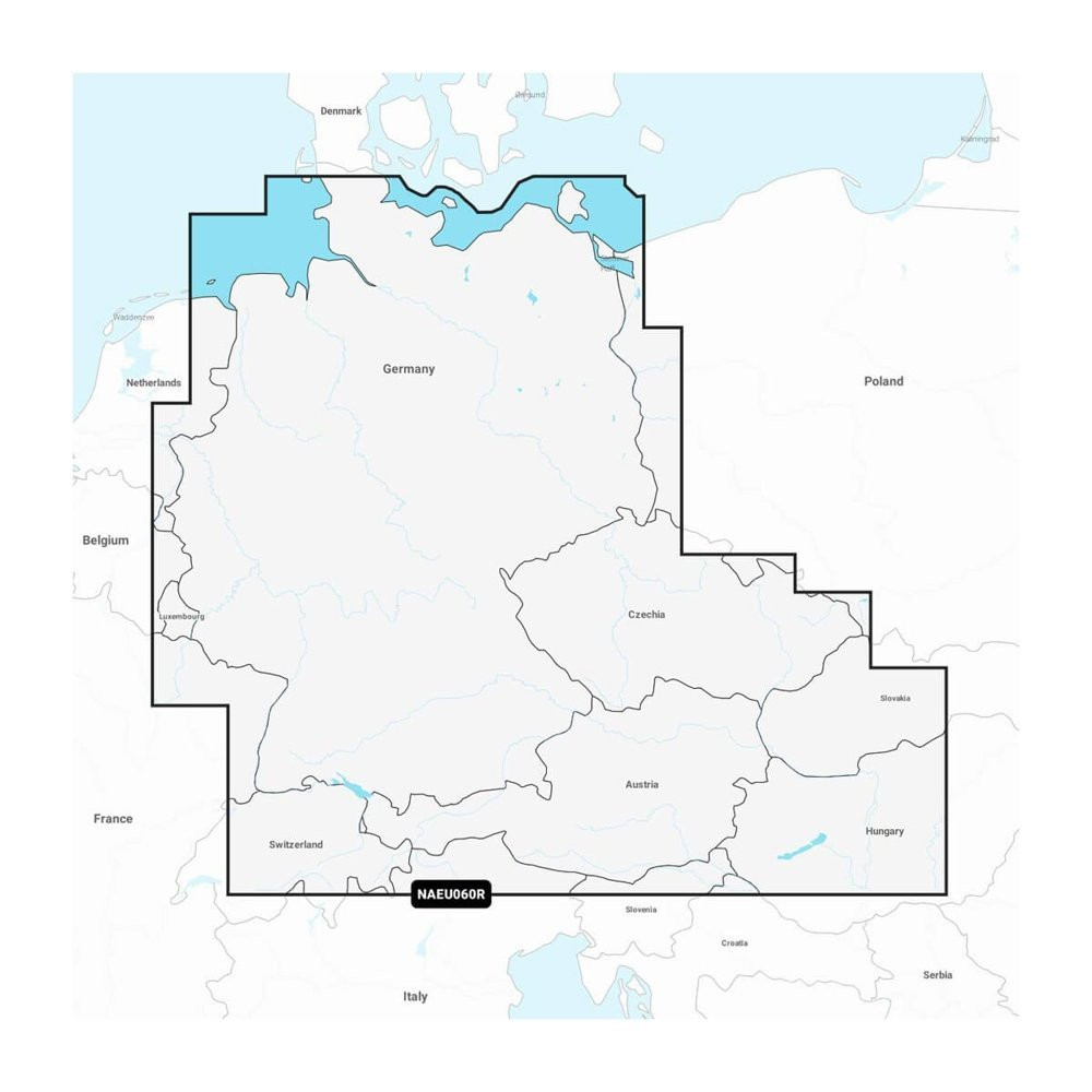 Navionics Plus Chart Card Central and Western Europe SD/MSD - GPS ...