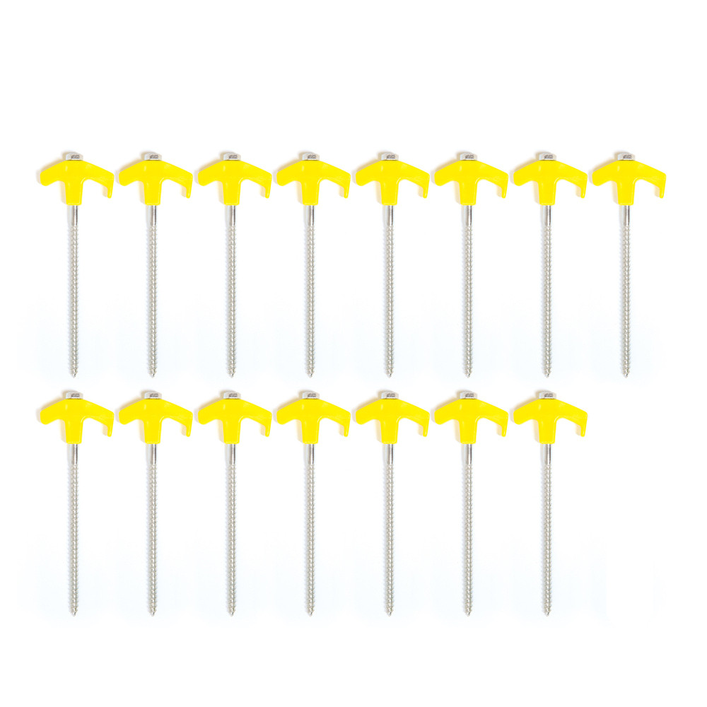 Buy OZtrail Screw In Tent Peg Set online at Marine-Deals.co.nz