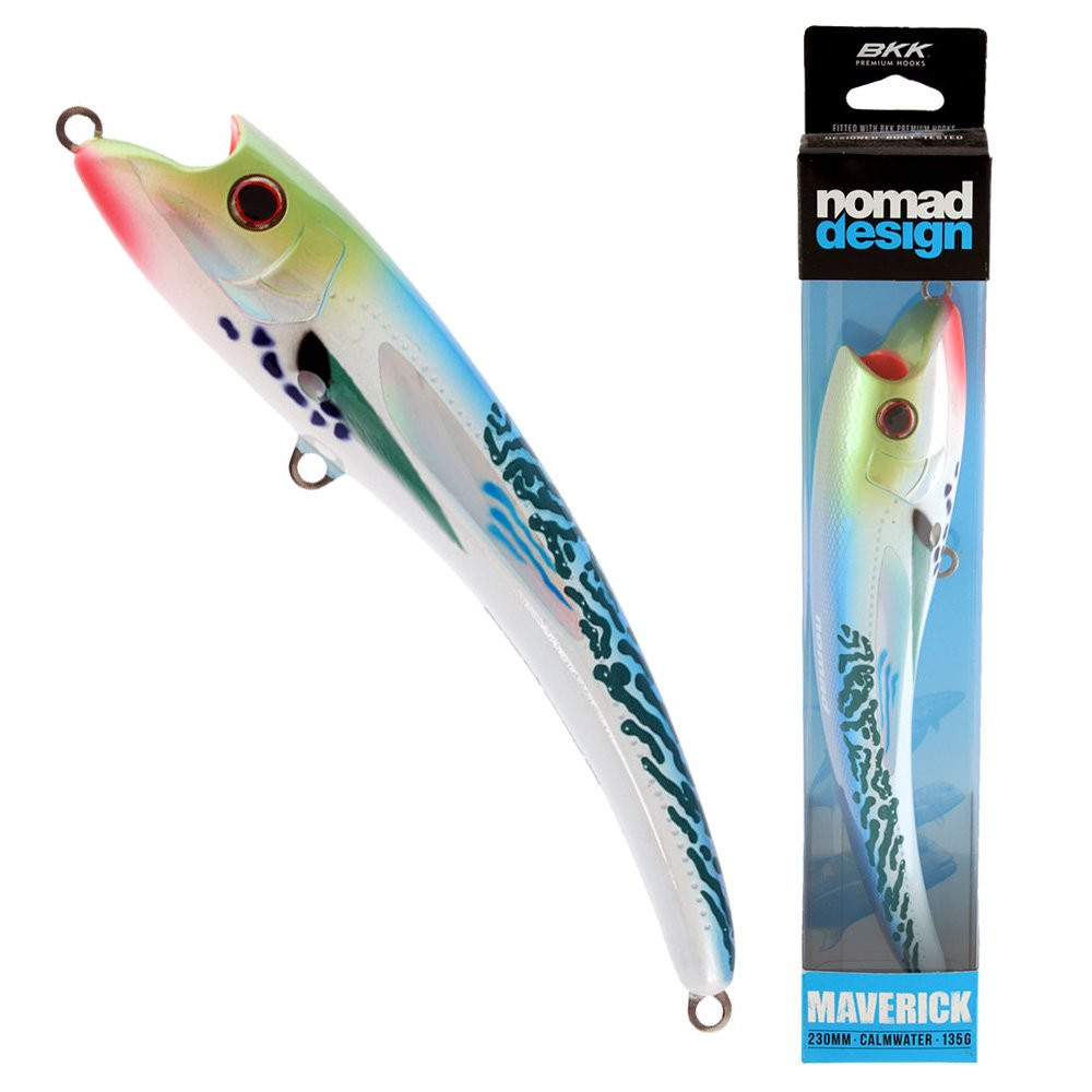 Buy Nomad Design Maverick Topwater Lure 230mm 135g Mack Tuna online at ...