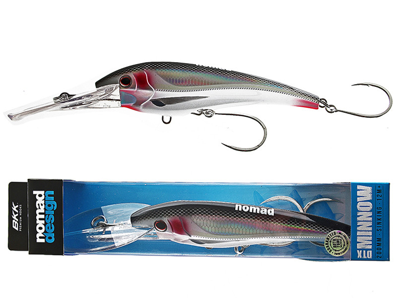 Nomad Design DTX Trolling Minnow Lure 200mm Bleeding Mullet - Rapala ...