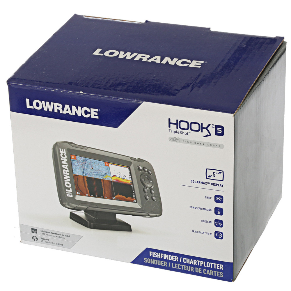 Buy Lowrance HOOK2-5 CHIRP GPS/Fishfinder TripleShot Package online at ...