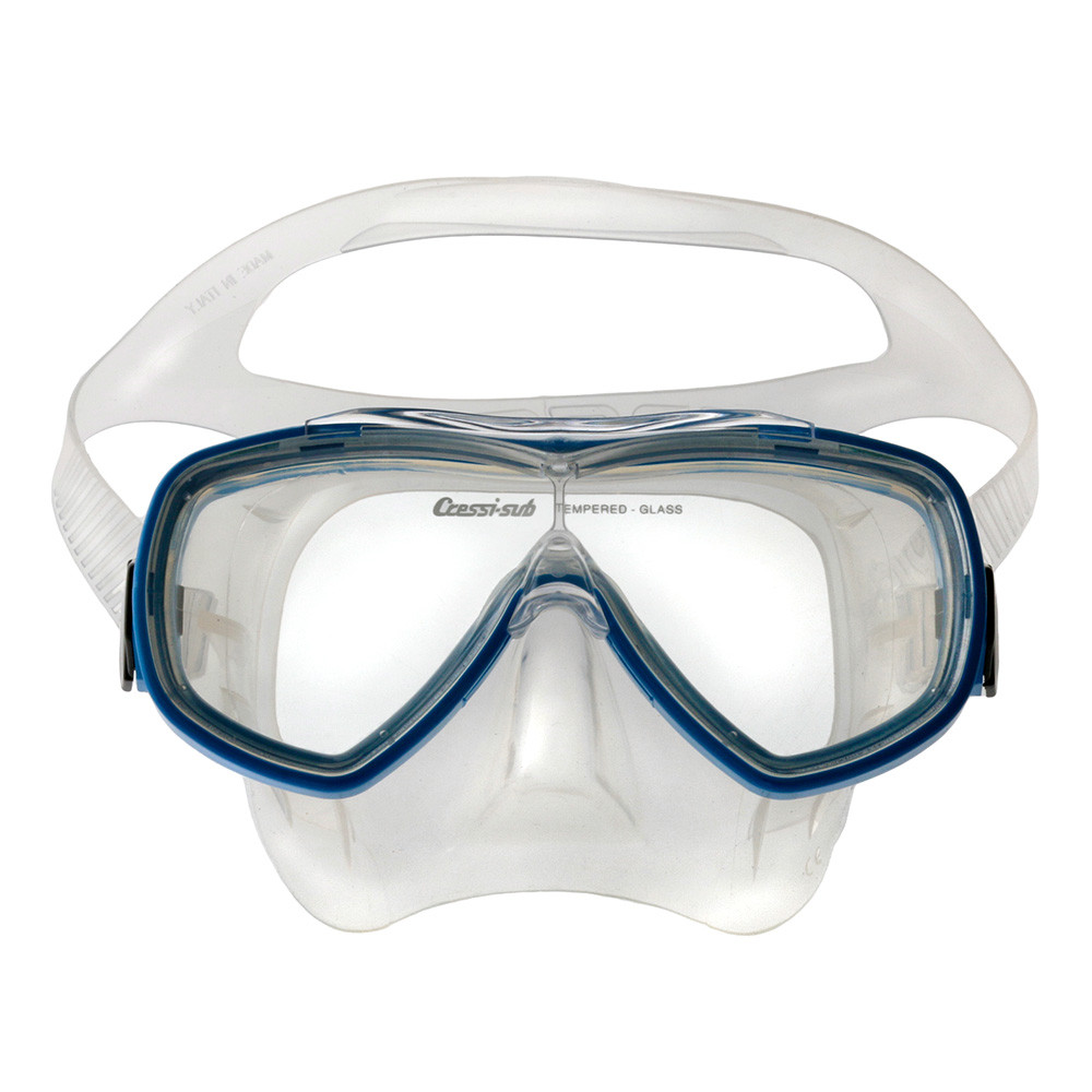 Buy Cressi Palau SAF Dive Mask Snorkel and Fins Set Blue/Azure EU44/47 ...