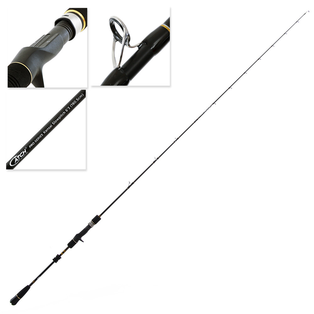 Buy Catch Pro Series Kensai Acid Wrap Slow Pitch Jigging Rod 6ft 3in ...