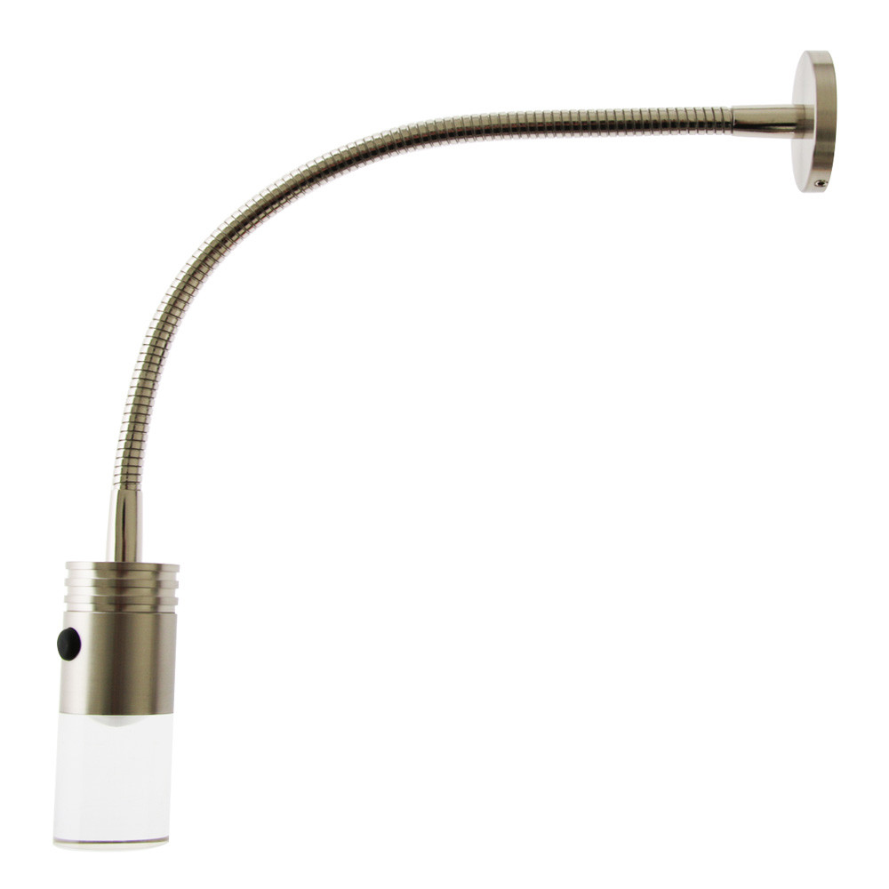 Buy LED Push Switch Flexible Reading Light Aluminium 1w 10-30V online ...