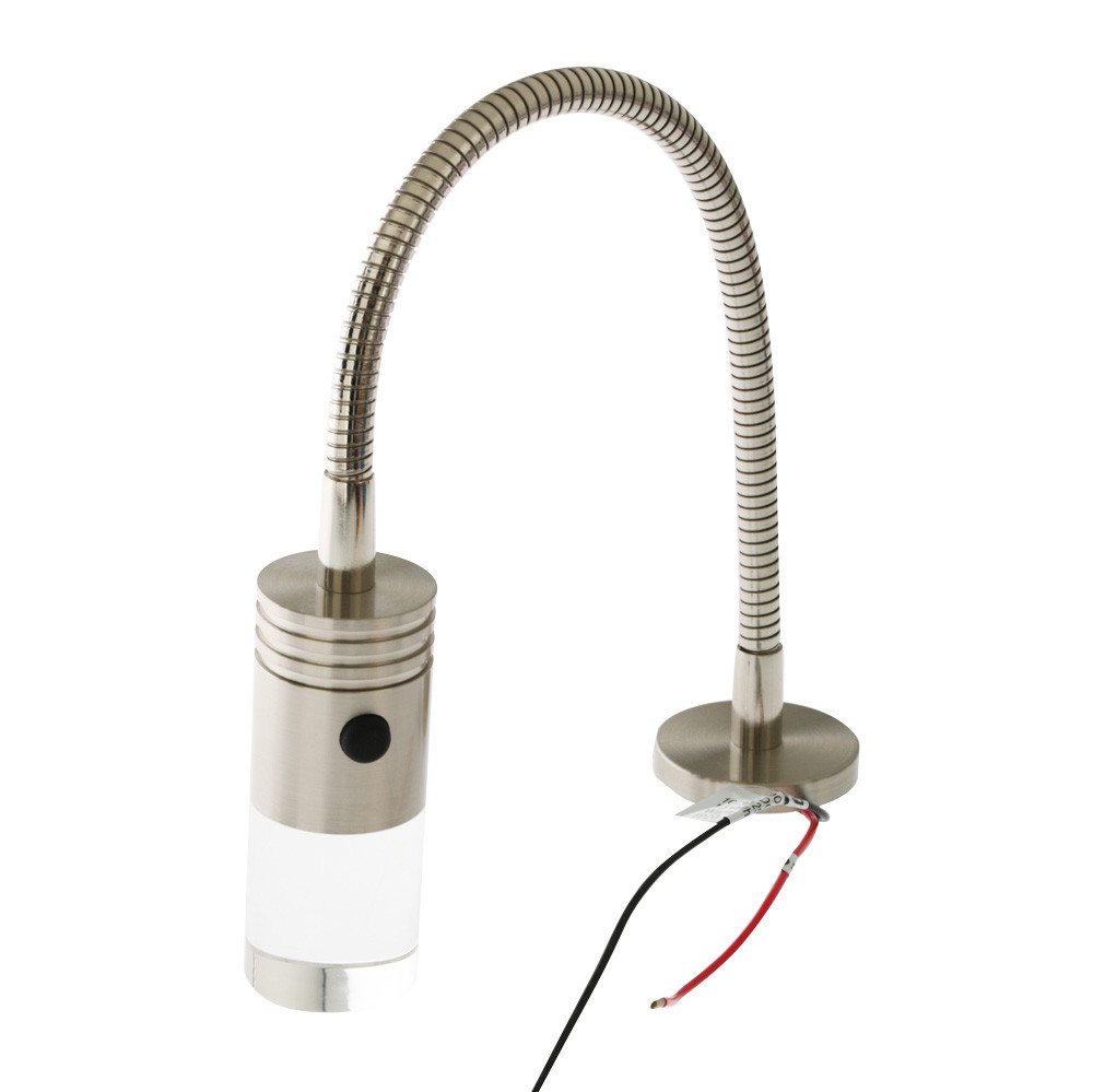 Buy LED Push Switch Flexible Reading Light Aluminium 1w 10-30V online ...