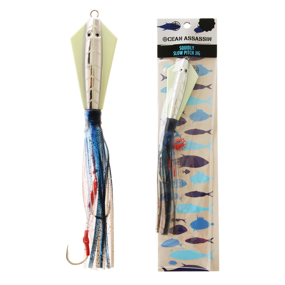 Ocean Assassin Squidly Slow Pitch Jig 60g Lumo - Jigs - Jigs & Lures ...