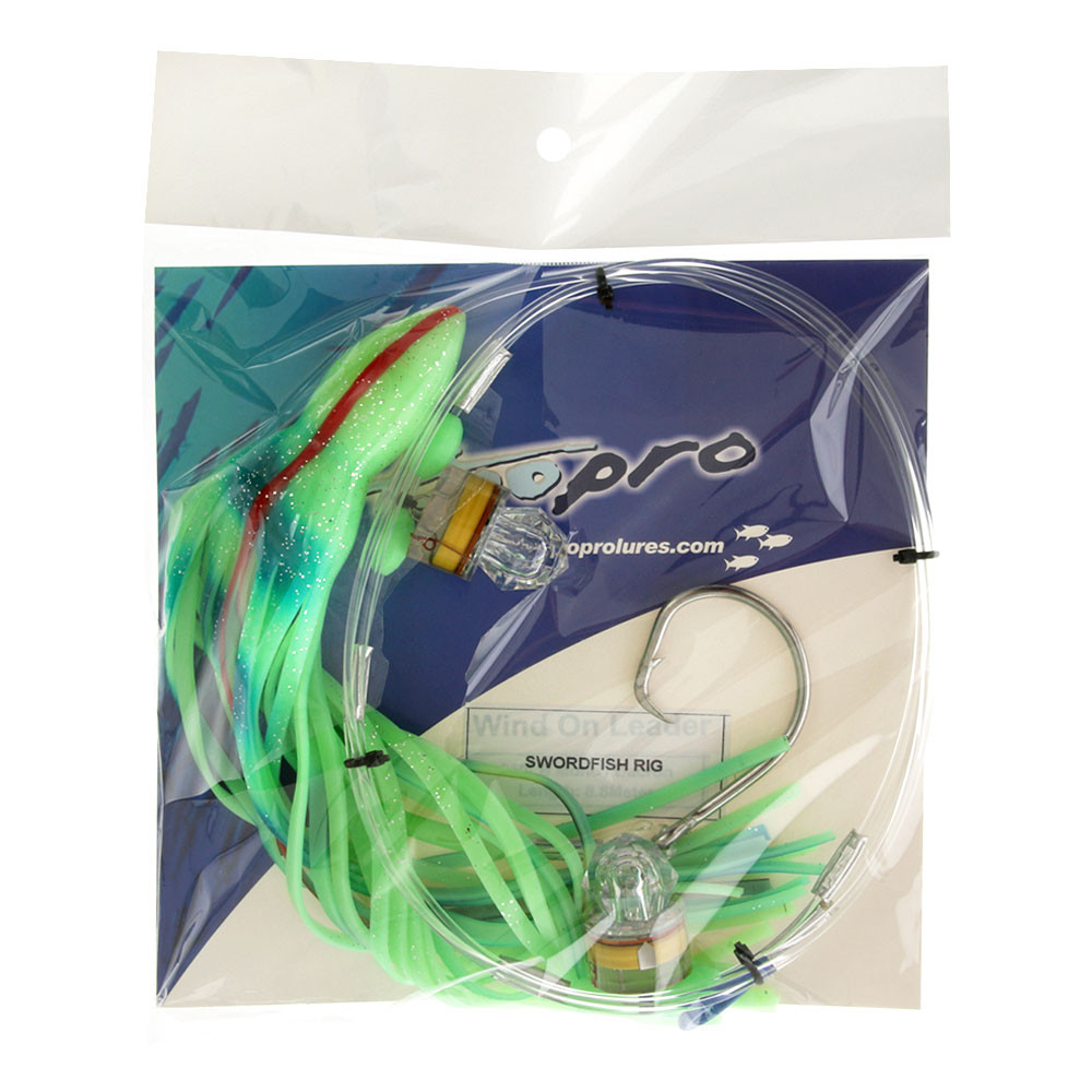 Buy H2O Pro Swordfish Rig with Twin Lights 16/0 Lumo with Red Streak ...