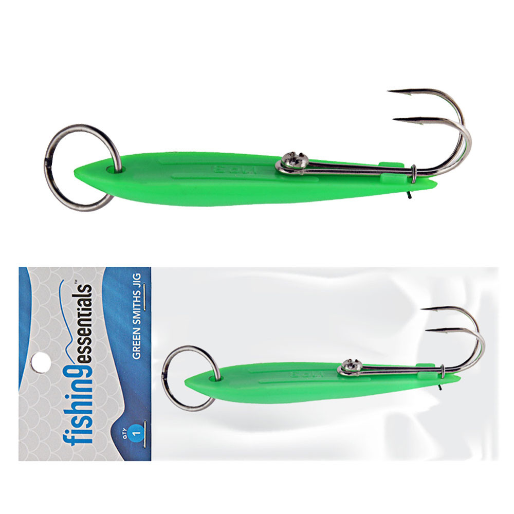 Buy Fishing Essentials Green Smiths Kahawai Jig online at Marine-Deals ...