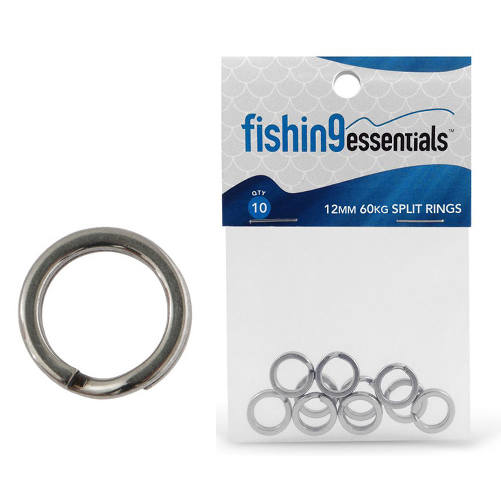 Buy Fishing Essentials Split Ring 12mm 60kg Qty 10 online at Marine ...