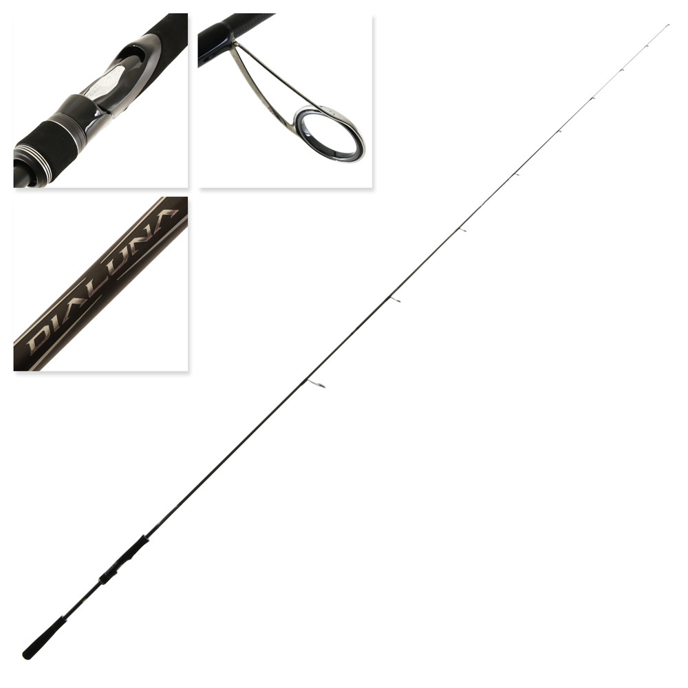 Buy Shimano Dialuna S86L-S Spinning Rod 8ft 6in PE0.3-1 2pc online at Marine-Deals.co.nz