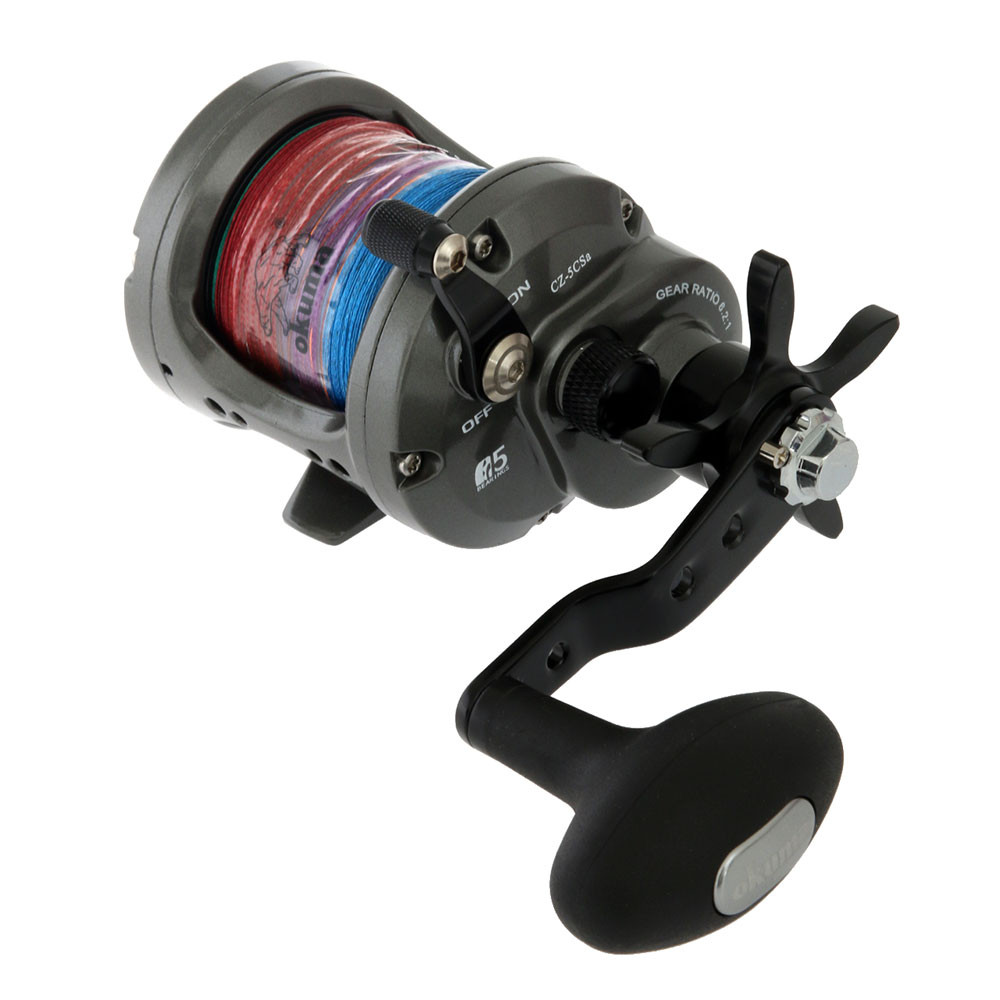 Buy Okuma Cortez CZ-5CS Star Drag Overhead Reel with 30lb Braid online ...