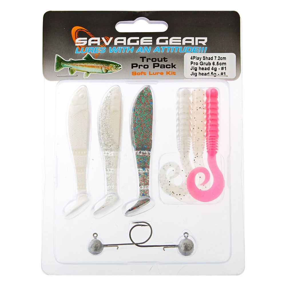 Buy Savage Gear Trout Pro 8-Piece Softbait Value Pack online at Marine ...