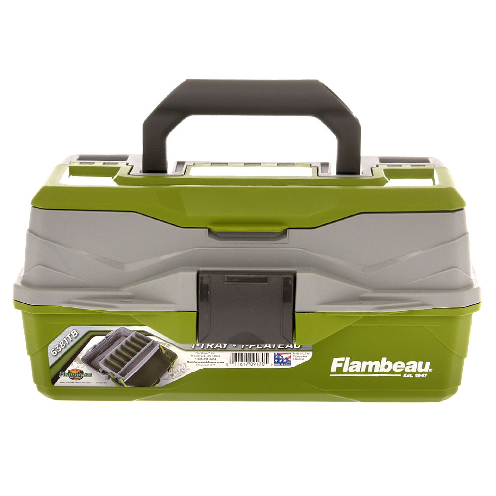 Buy Flambeau Classic 1-Tray Tackle Box Green online at Marine-Deals.co.nz