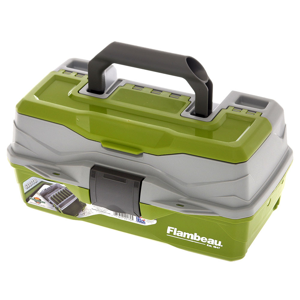Buy Flambeau Classic 1-Tray Tackle Box Green online at Marine-Deals.co.nz