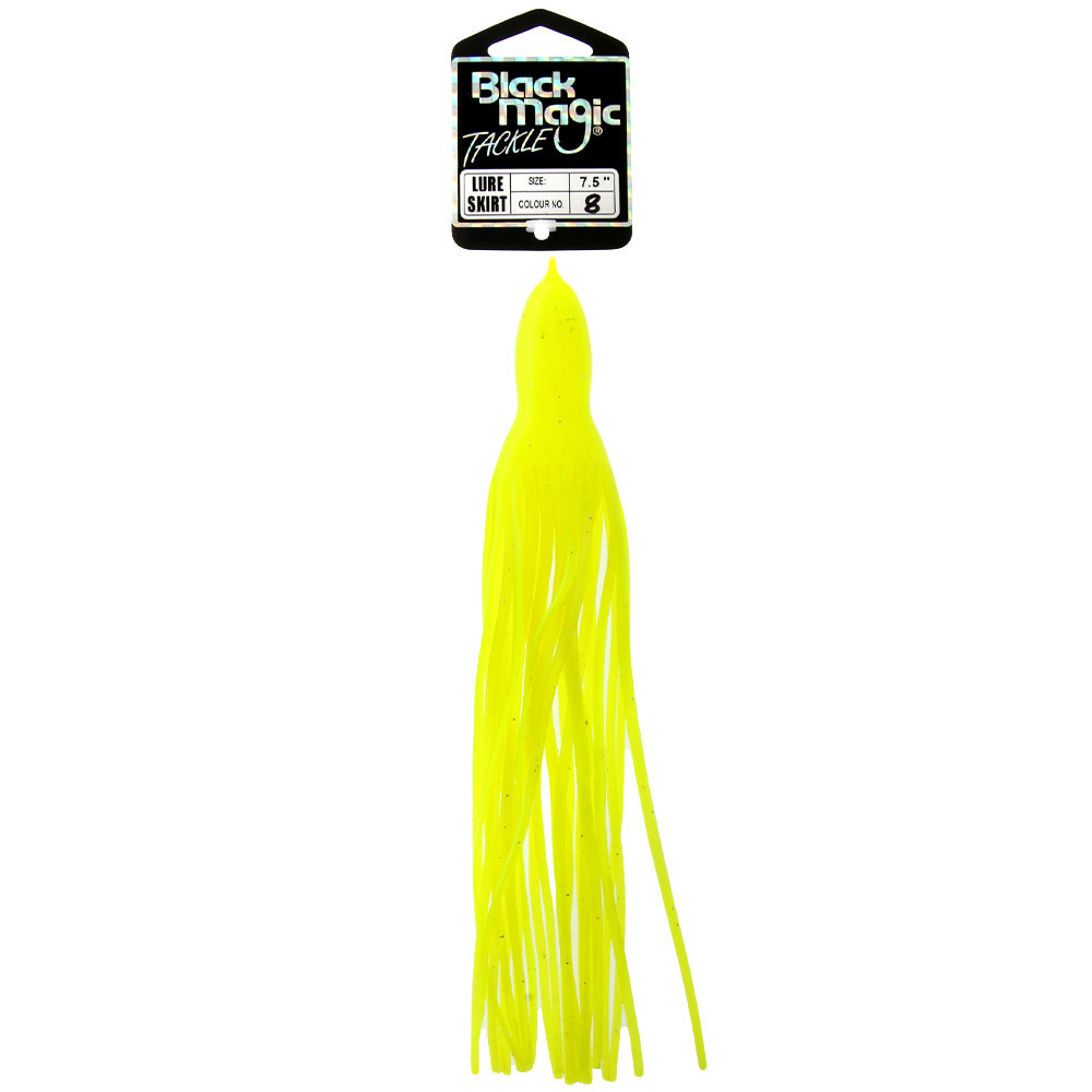 Buy Black Magic Lure Skirt 7.5in Neon Yellow online at Marine-Deals.co.nz