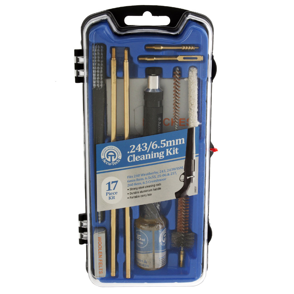 Buy Accu-Tech 17-Piece Cleaning Kit for .243 / 6.5mm Calibre Firearms ...