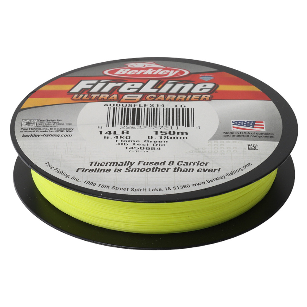 Buy Berkley Fireline Ultra 8 Braid Flame Green 150m 14lb online at ...