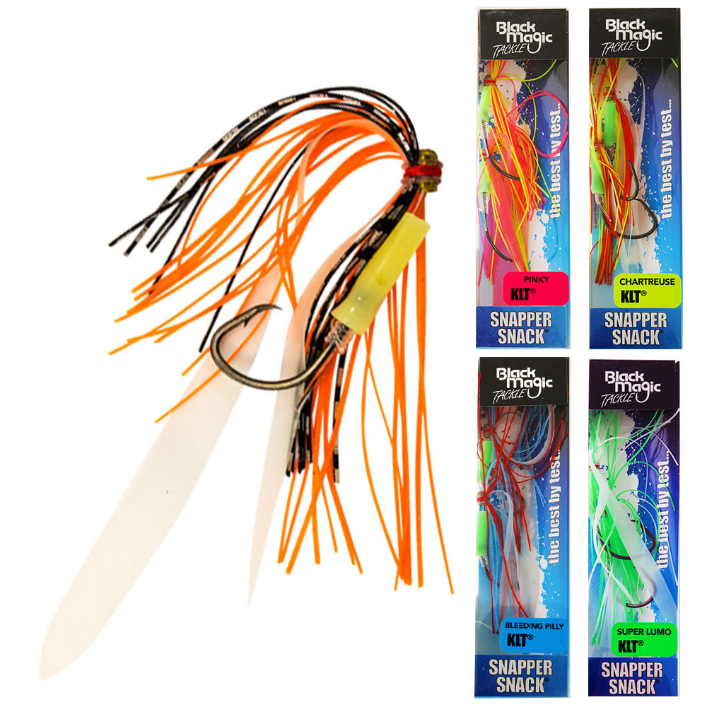 Buy Black Magic Snapper Snack Skirted Flasher Rig 3/0 online at Marine ...