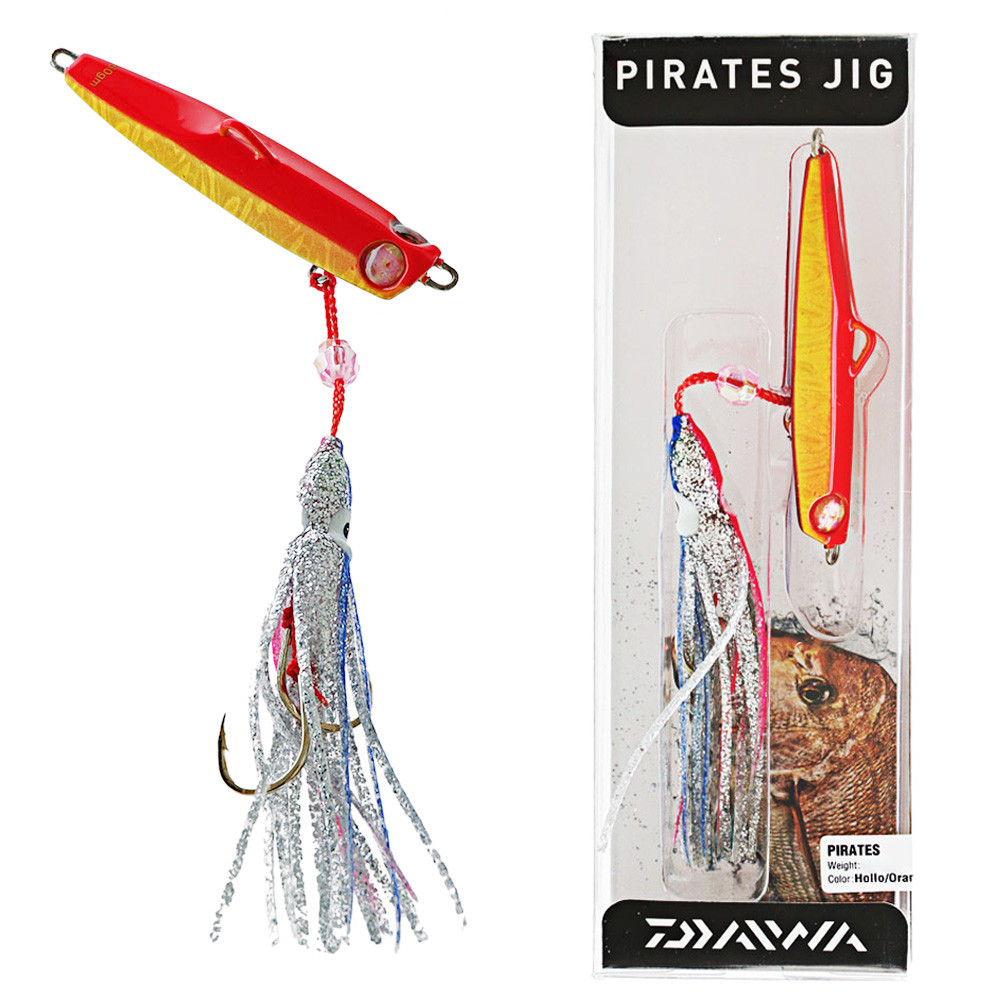Buy Daiwa Pirates Inchiku Jig Hollo/Orange 150g online at Marine-Deals ...