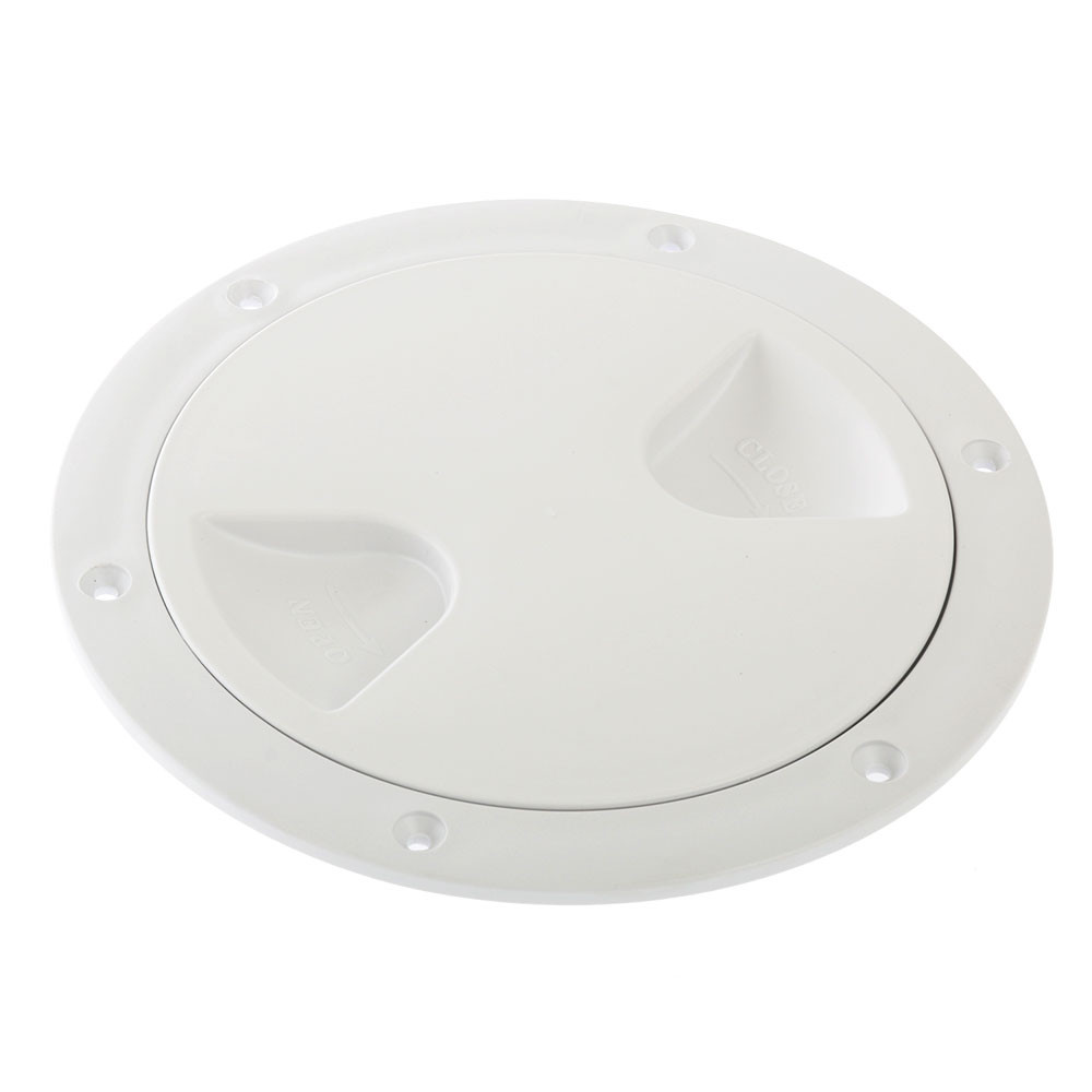 Buy Seaworld Deck Plate 6in White online at Marine-Deals.co.nz