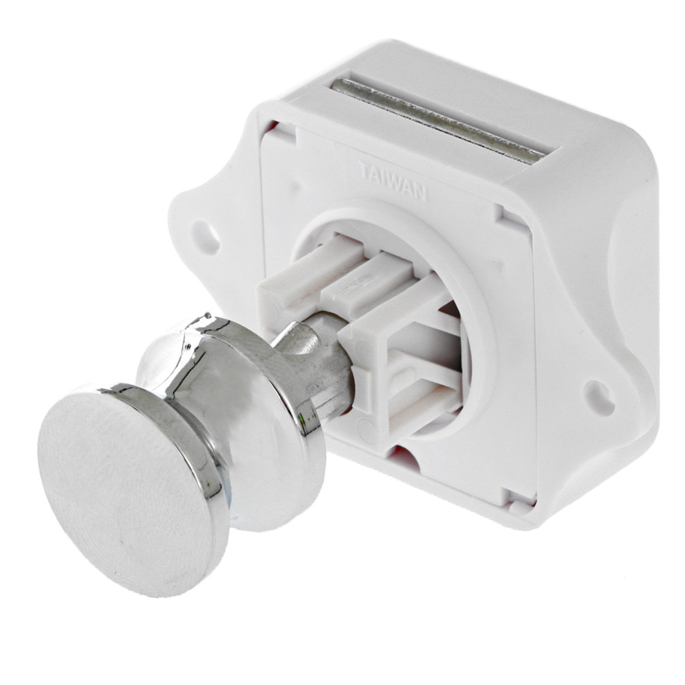 Buy Push Button Cabinet Door Latch Chrome online at Marine-Deals.co.nz
