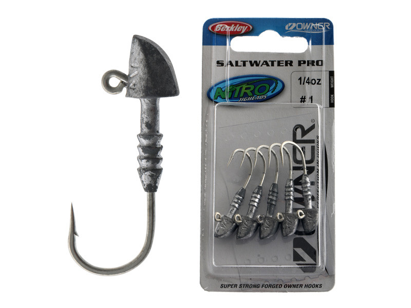 Buy Berkley Nitro Saltwater Pro Jig Head No.1 1/4oz Qty 5 online at ...