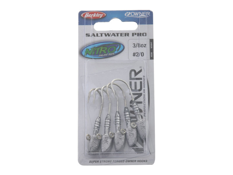Buy Berkley Nitro Saltwater Pro Size 2/0 Jig Heads Qty 5 online at ...