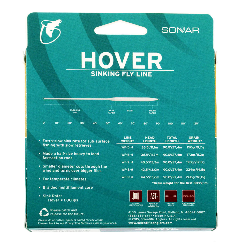 Buy Scientific Anglers Sonar Hover Fly Line online at Marine-Deals.co.nz