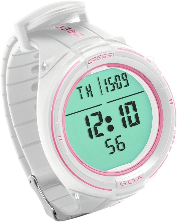 Buy Cressi GOA Wrist Watch/Dive Computer White/Pink online at Marine ...