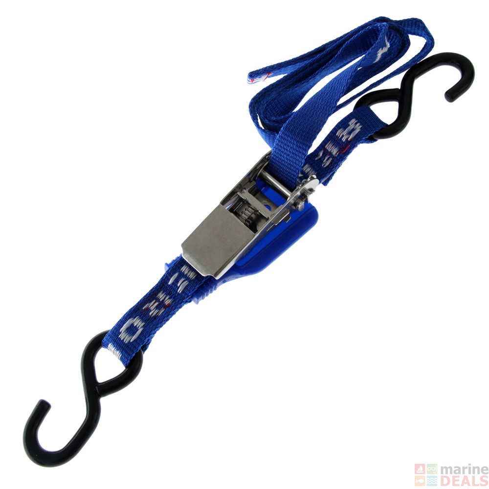 Buy Aerofast Ratchet Tie Downs - Stainless Steel Heavy Duty Transom ... Buy Aerofast Ratchet Tie Downs - Stainless Steel Heavy Duty Transom ...