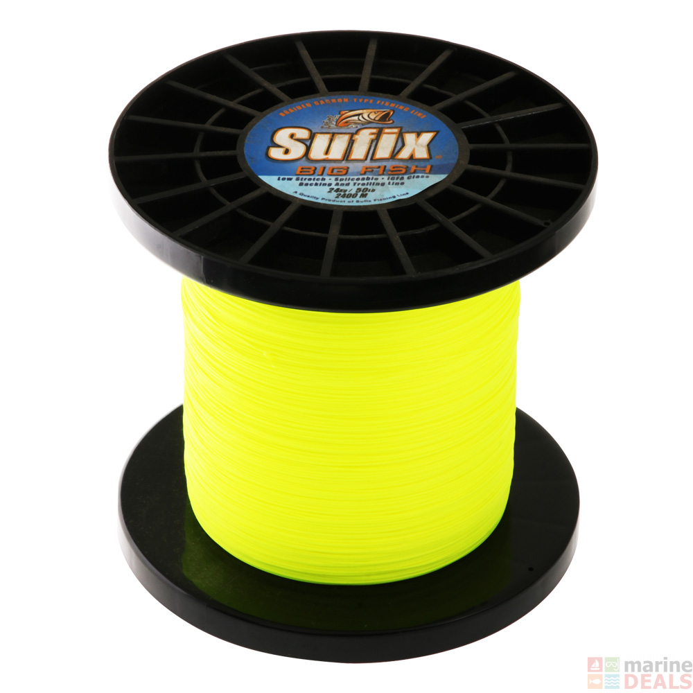 Buy Sufix Big FIsh IGFA Dacron Braid 50lb 2400m online at Marine-Deals ... Buy Sufix Big FIsh IGFA Dacron Braid 50lb 2400m online at Marine-Deals ...