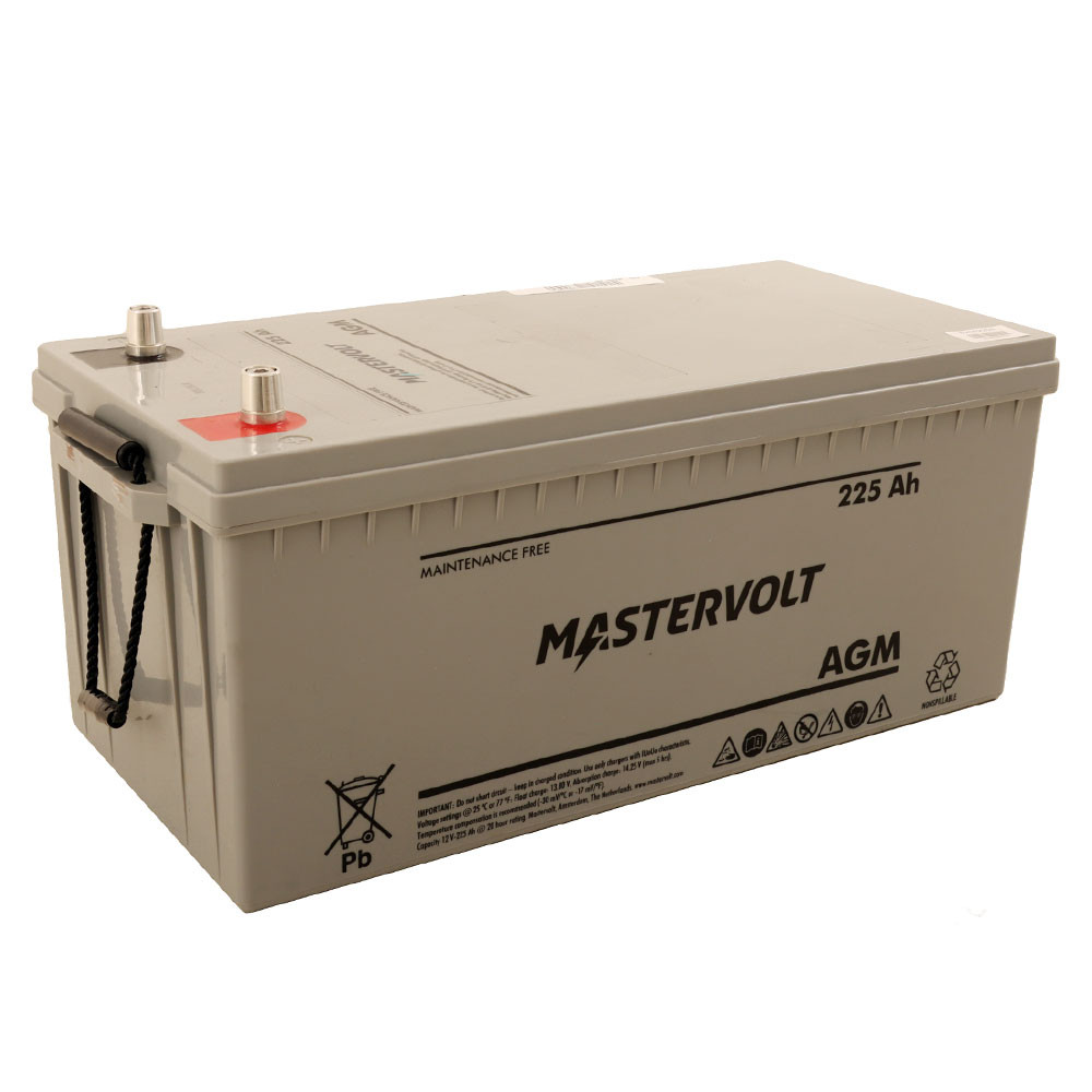 Buy Mastervolt MV 12V 225Ah AGM Battery - Group 8D online at Marine ...