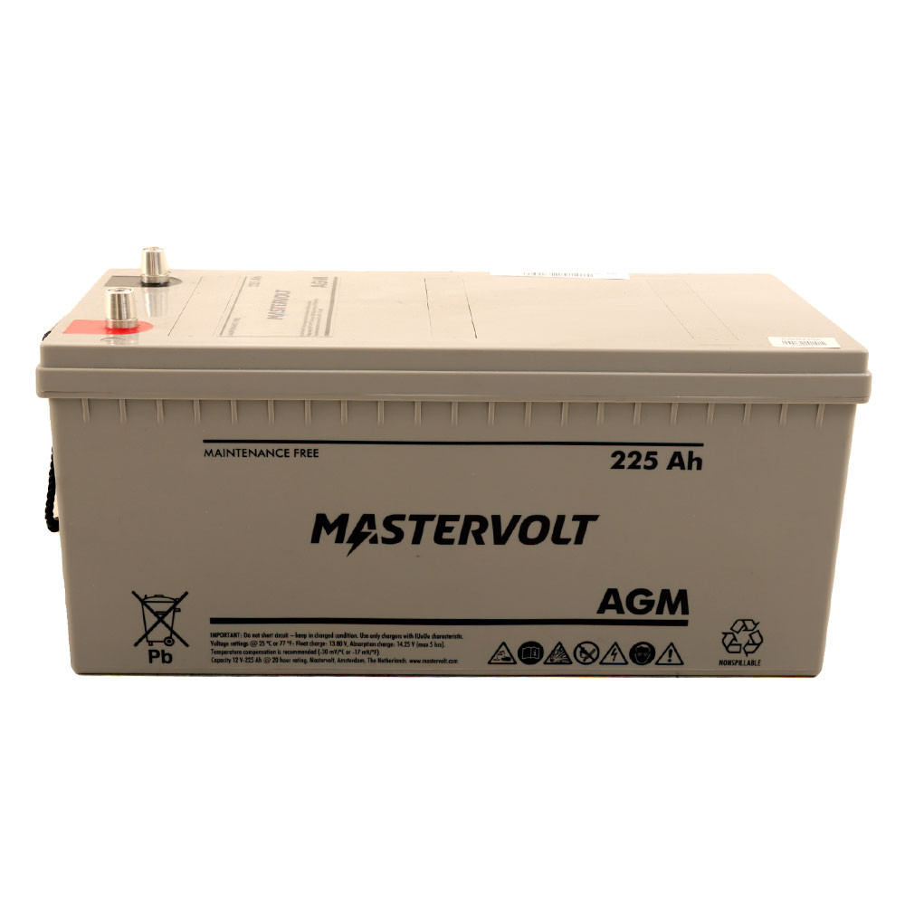 Buy Mastervolt MV 12V 225Ah AGM Battery - Group 8D online at Marine ...