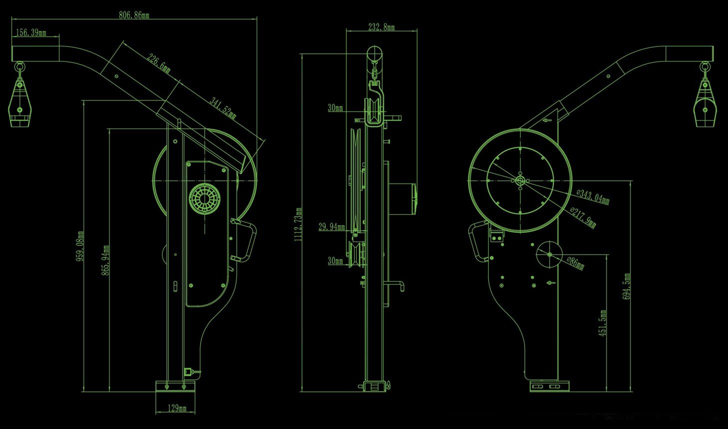 OZTRAP PRO300 Cray Pot Hauler and Line Puller 900W 300lb - Cray Pots ...