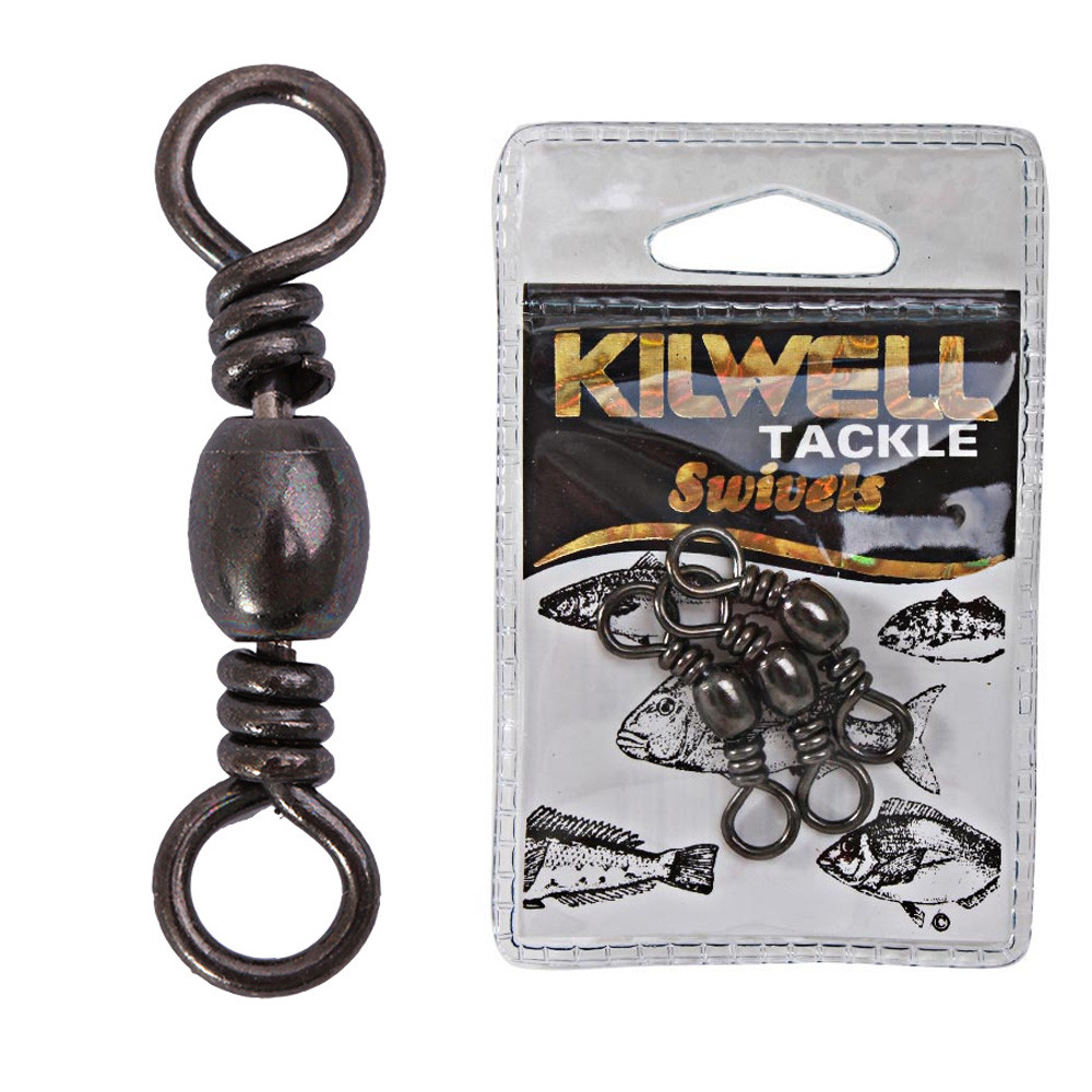 Buy Kilwell Barrel Swivels Size 2/0 26-37kg Qty 3 online at Marine ...