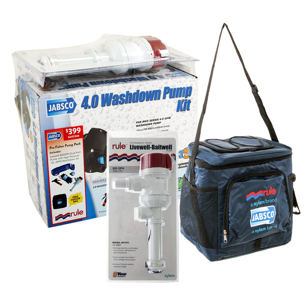 Buy Pro Fisher Washdown Livewell Pump Kit with Bag online at Marine ...