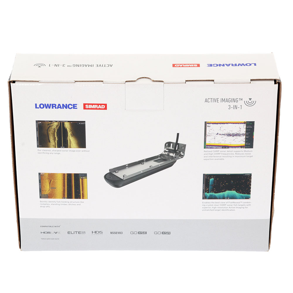 Buy Lowrance Active Imaging 3-in-1 Transom Mount Transducer online at ...