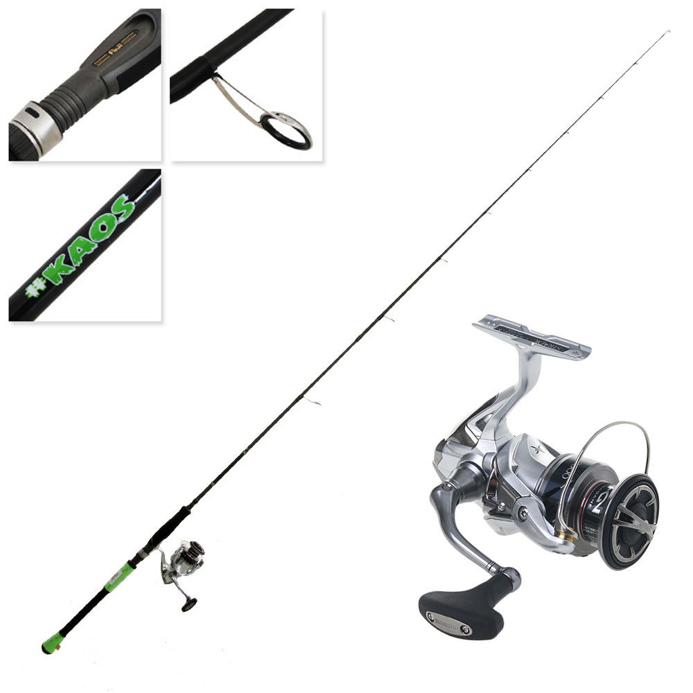 Buy Shimano Stradic C3000 FKHG #KAOS Microjig Combo Lime Green 7ft 6 ...