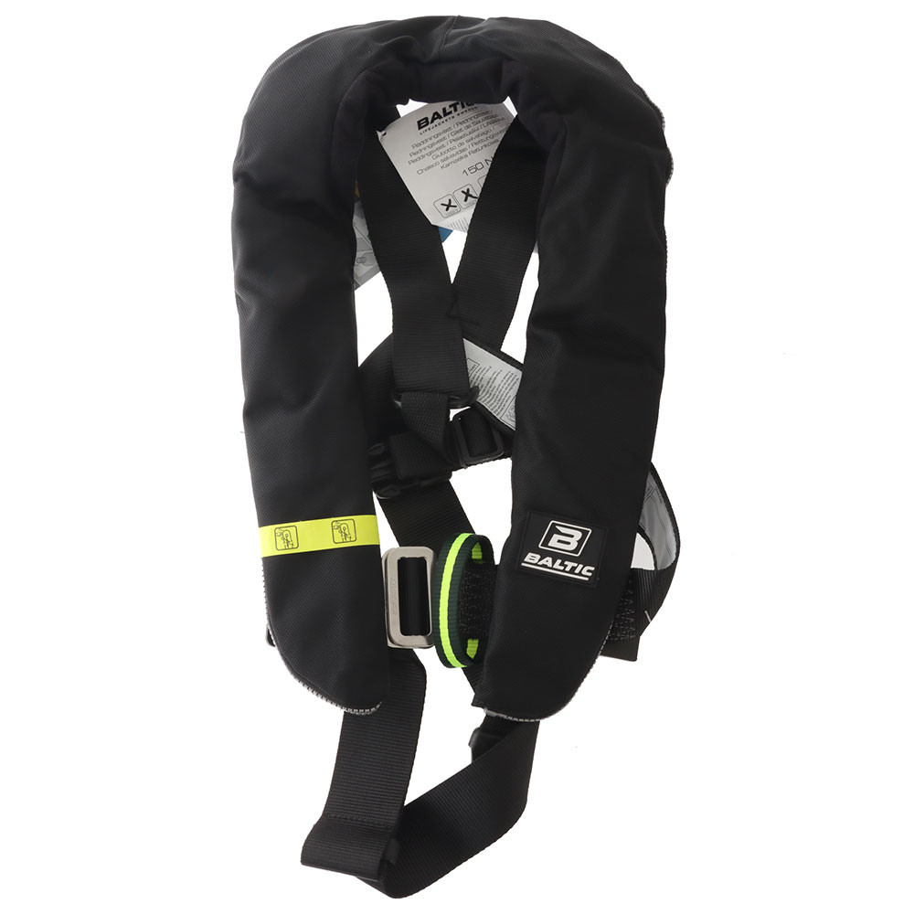 Buy Baltic Winner 150 Manual Life Jacket Black 40-150kg online at ...