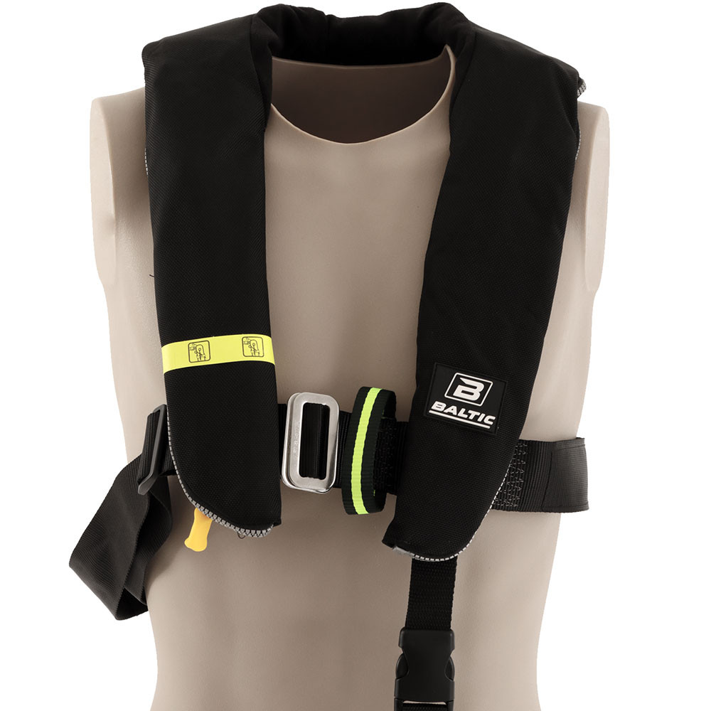 Buy Baltic Winner 150 Manual Life Jacket Black 40-150kg - Plastic ...