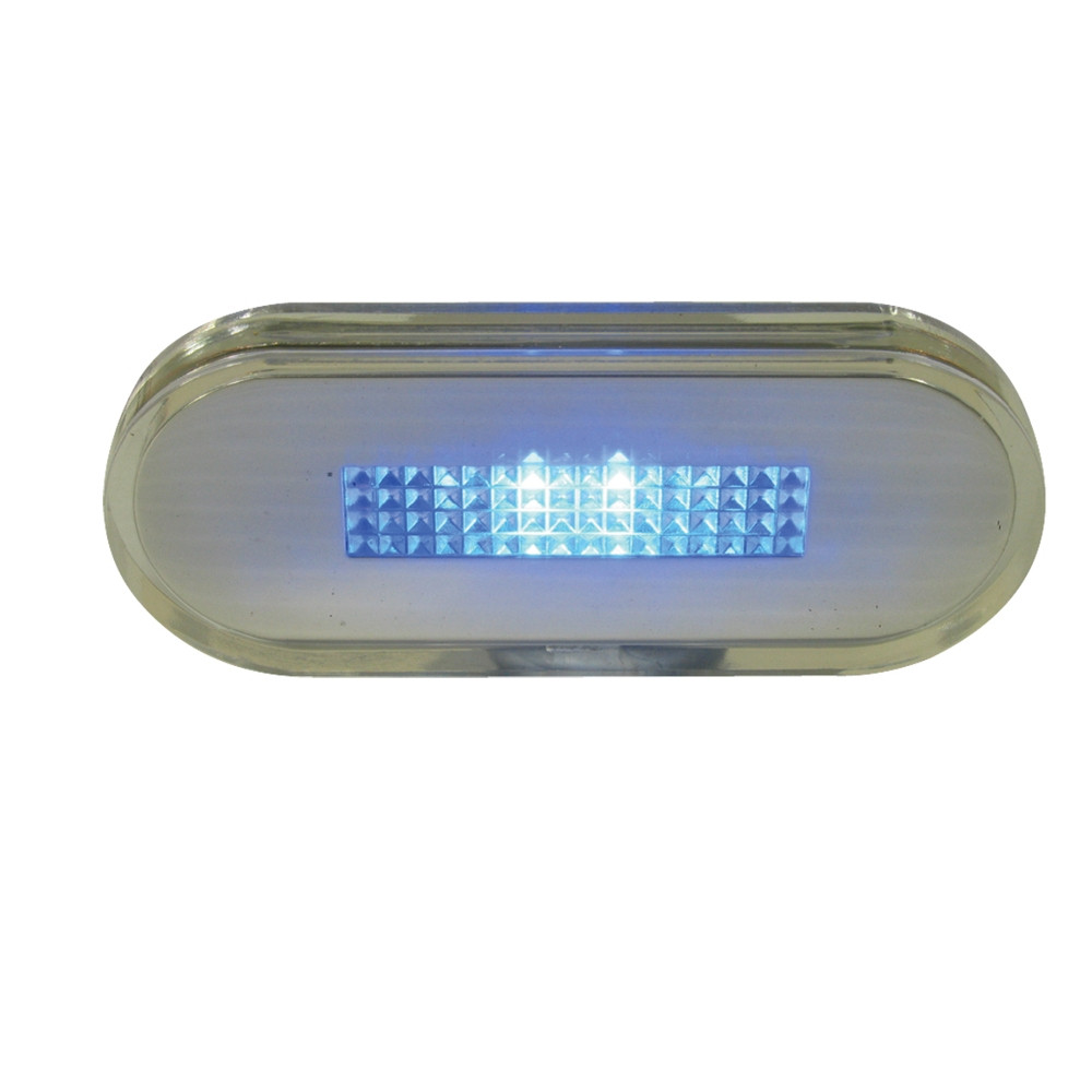 Buy BLA LED Courtesy Light with Stainless Cover Blue online at Marine ...