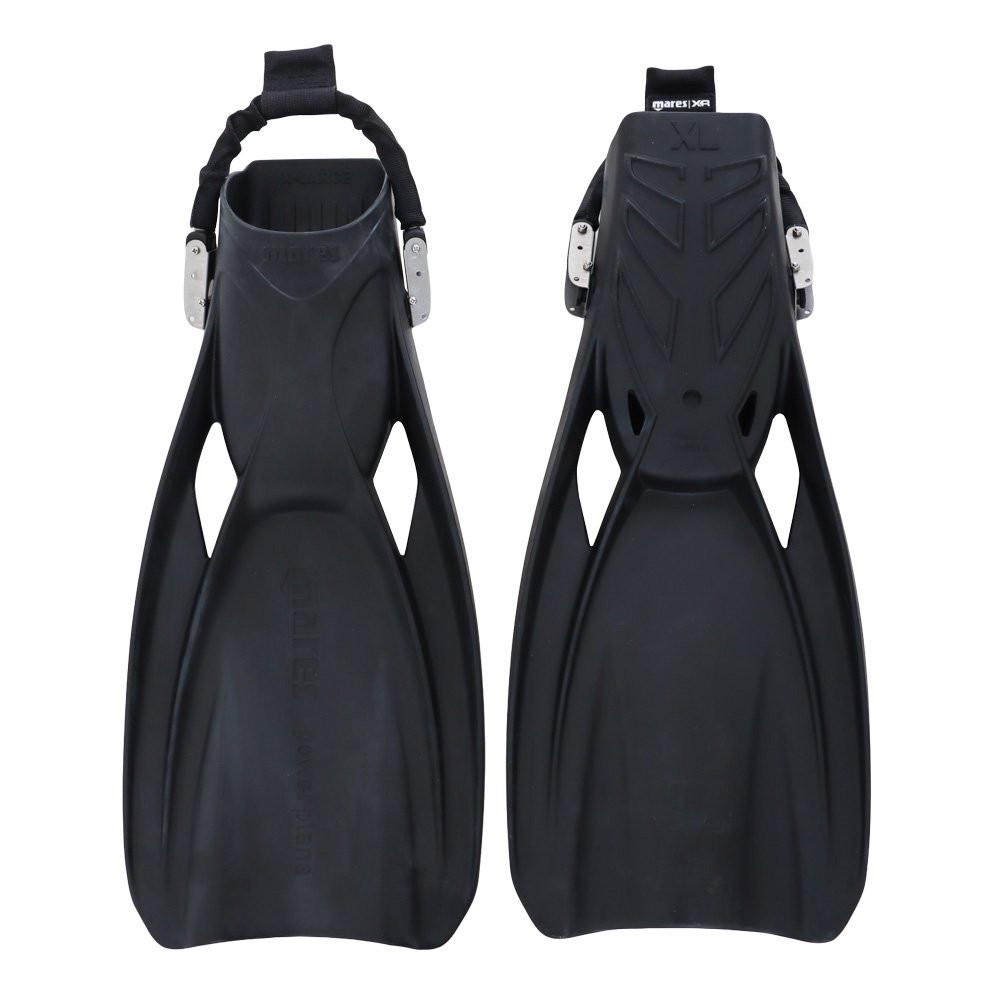 Mares Power Plana Fins Black XL - Fins - Diving & Snorkeling