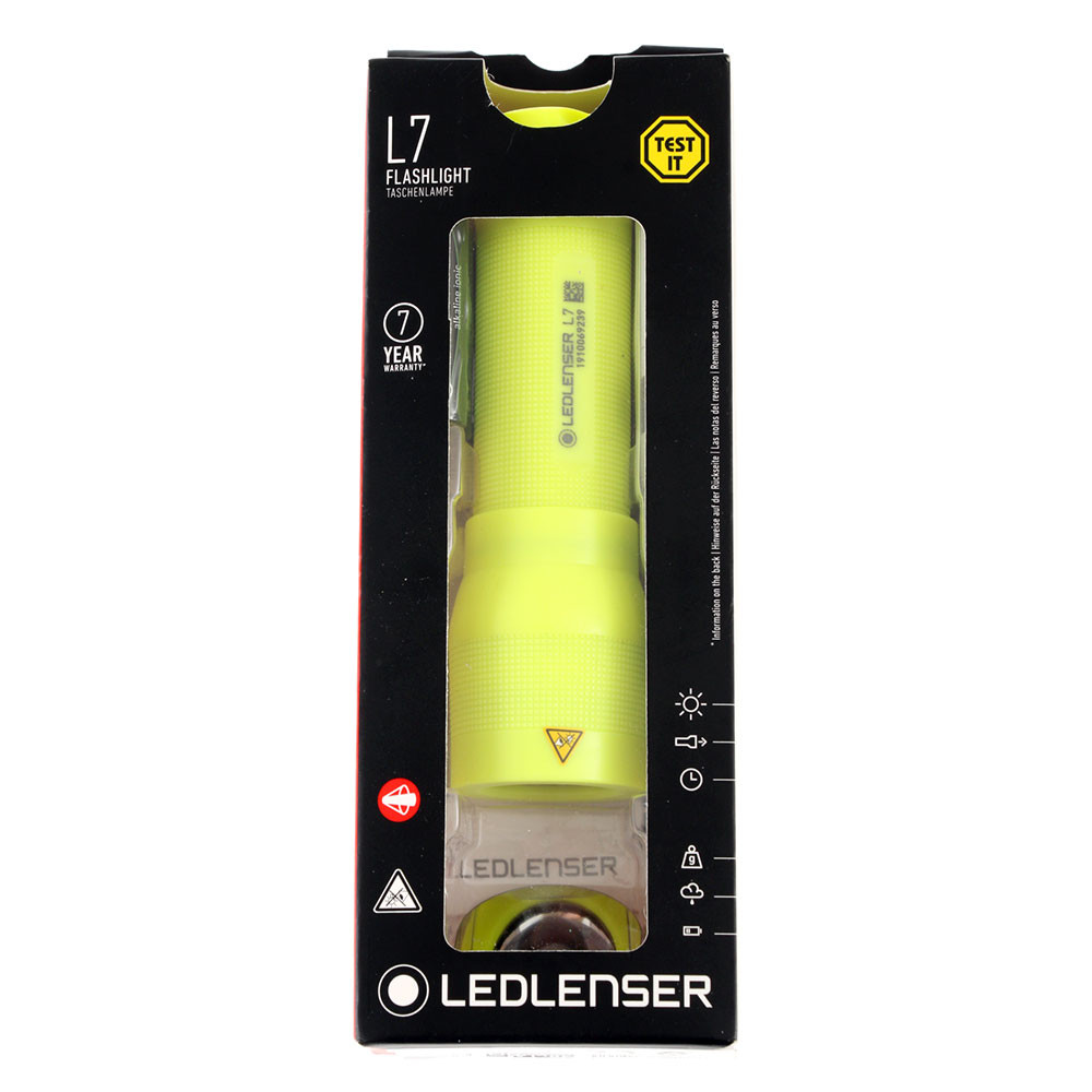 Buy Ledlenser L7 Yellow Torch 115lm online at Marine-Deals.co.nz