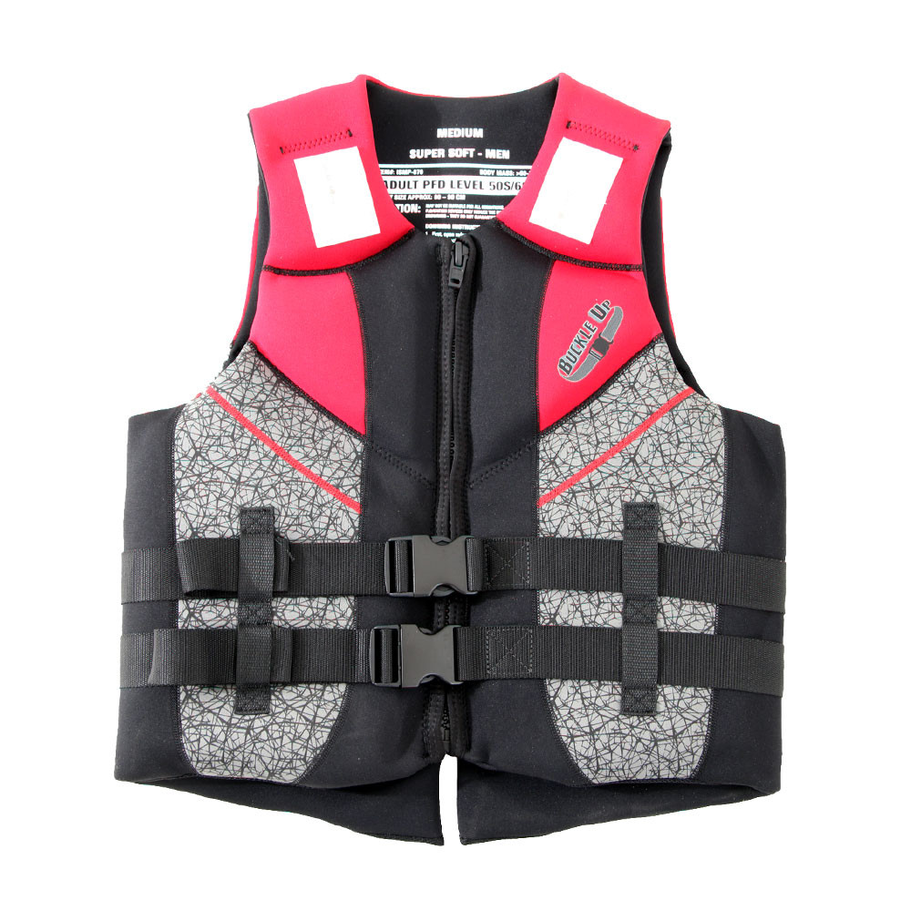 Buy Ron Marks Mens Super Soft Neoprene Level 50 PFD Life Vest Red M ...