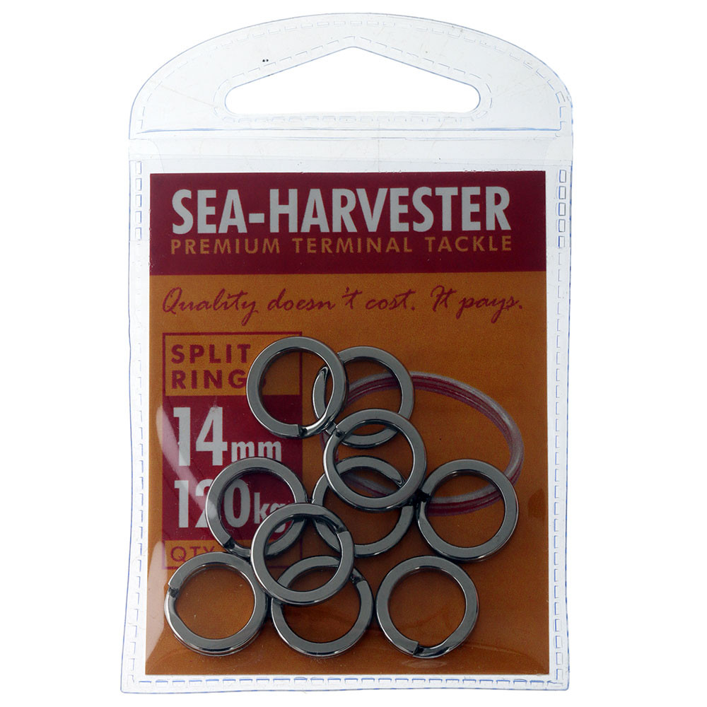 Sea Harvester Split Rings 14mm 120kg Qty 10 - Split & Solid Rings - Jig Accessories - Jigs ...