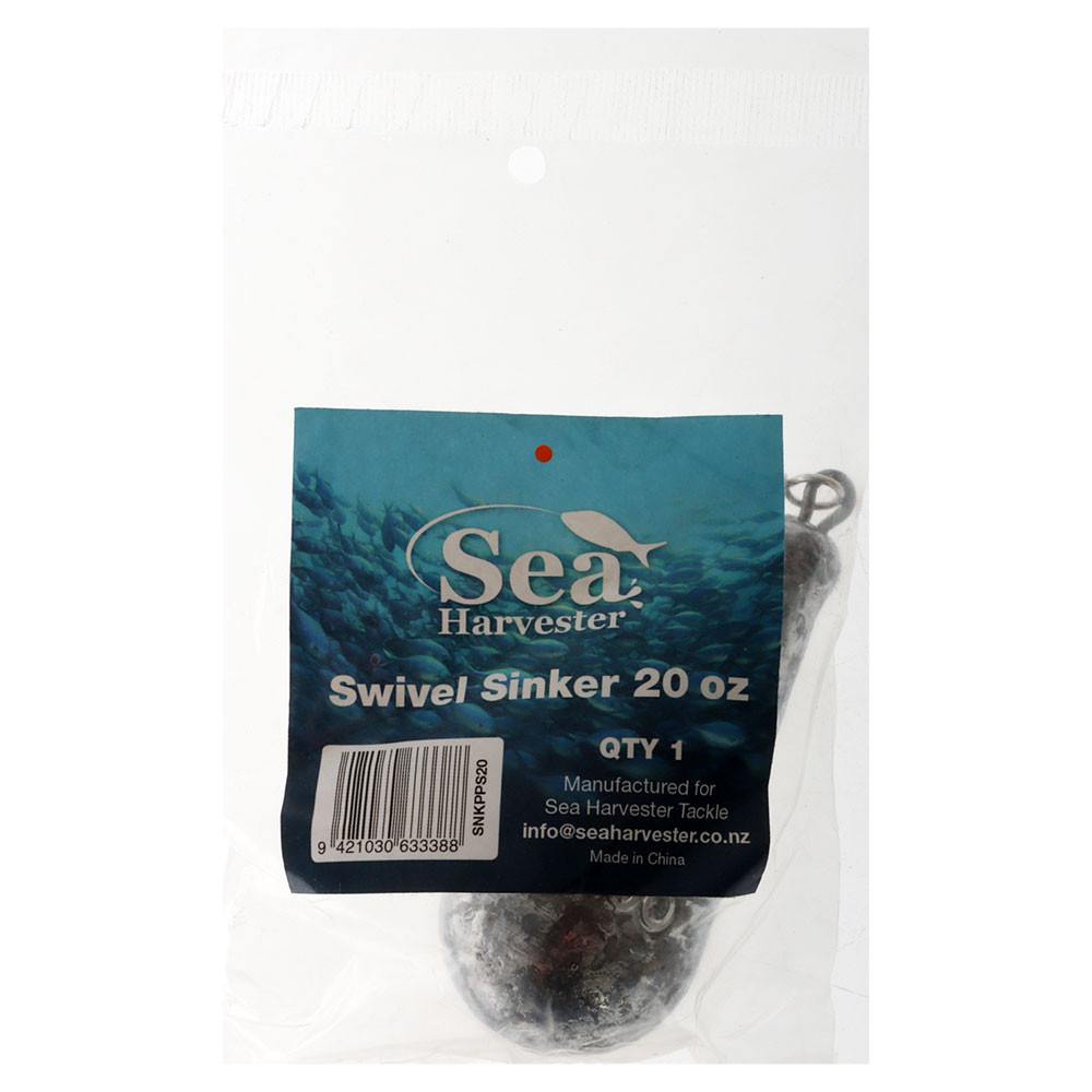 Sea Harvester Swivel Sinkers 20oz Qty 1 - Sinker Packs - Sinkers ...