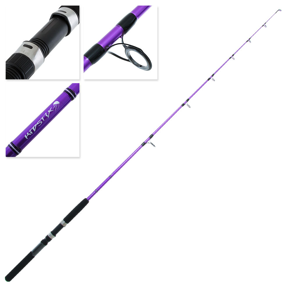 Buy Shimano Kidstix Purple Spinning Rod 6ft 8-12kg 1pc online at Marine ...